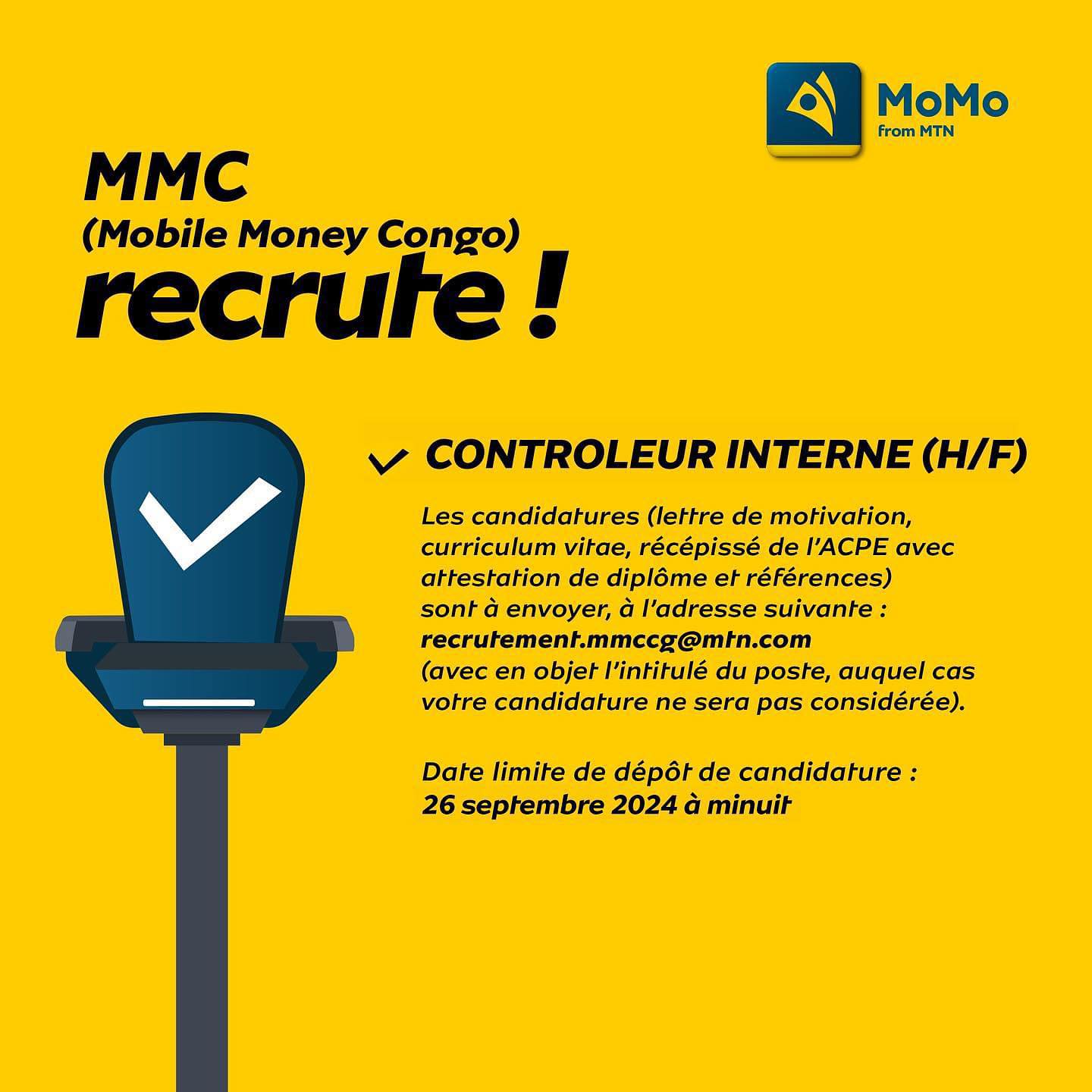 RECRUTEMENT | MTN Congo