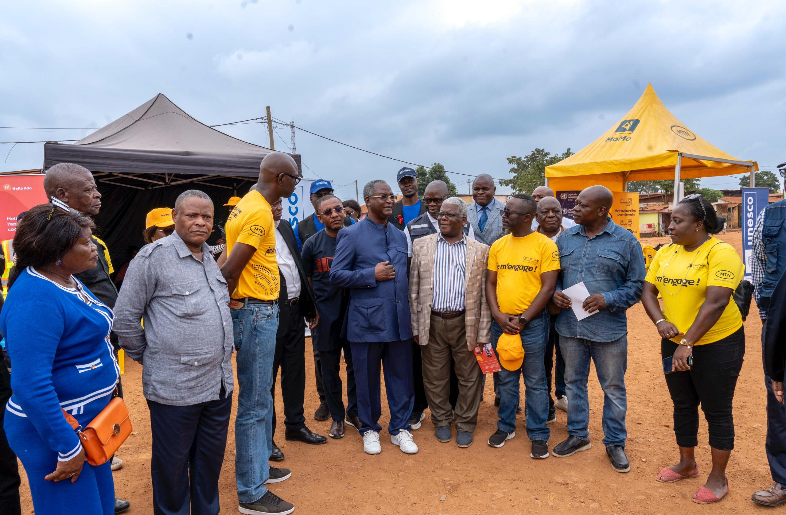 Visite ministérielle à Dolisie | MTN Congo